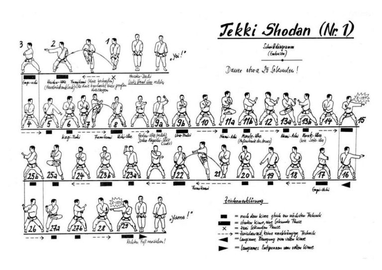 Alle Shotokan Katas mit Lehrvideo, Bunkai und Embusen - dojo-zanshin.de